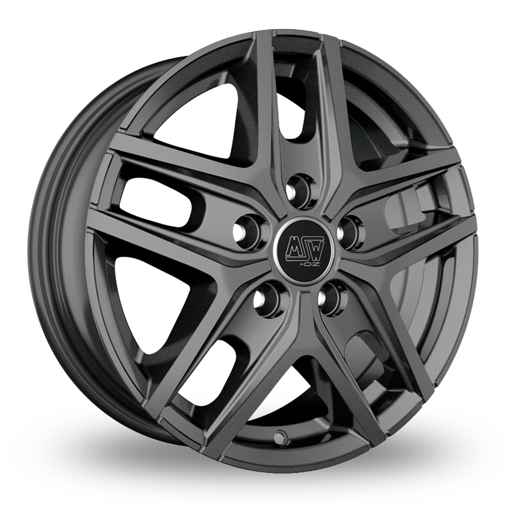 MSW (by OZ) 40 Van Gloss Gunmetal 16" Alloy Wheels - Wheelbase