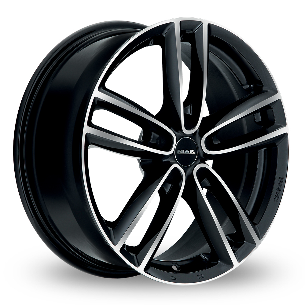 MAK Oxford Black Mirror 18" Alloy Wheels - Wheelbase