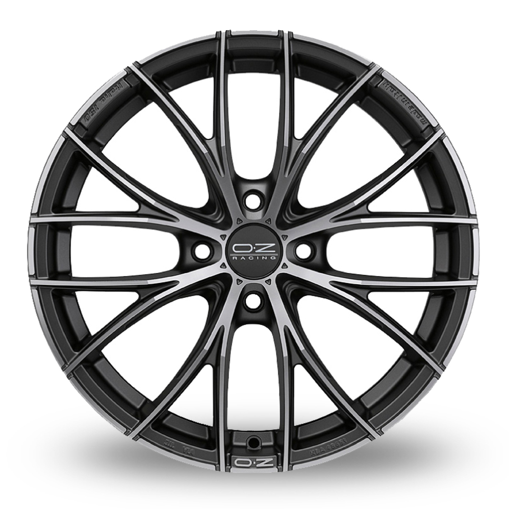 OZ Racing Italia 150 4 Stud Graphite Polished 17" Alloy Wheels - Wheelbase