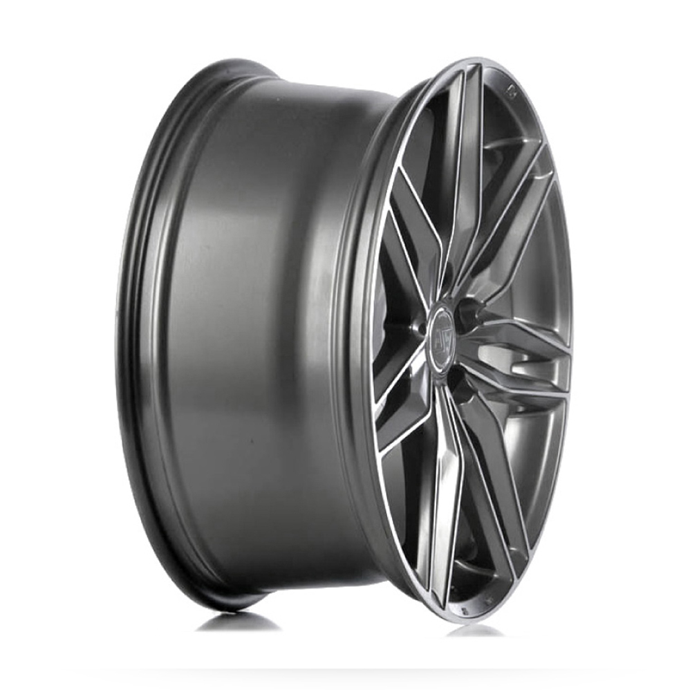 MSW (by OZ) 24 Gun Metal Polished 17" Alloy Wheels - Wheelbase