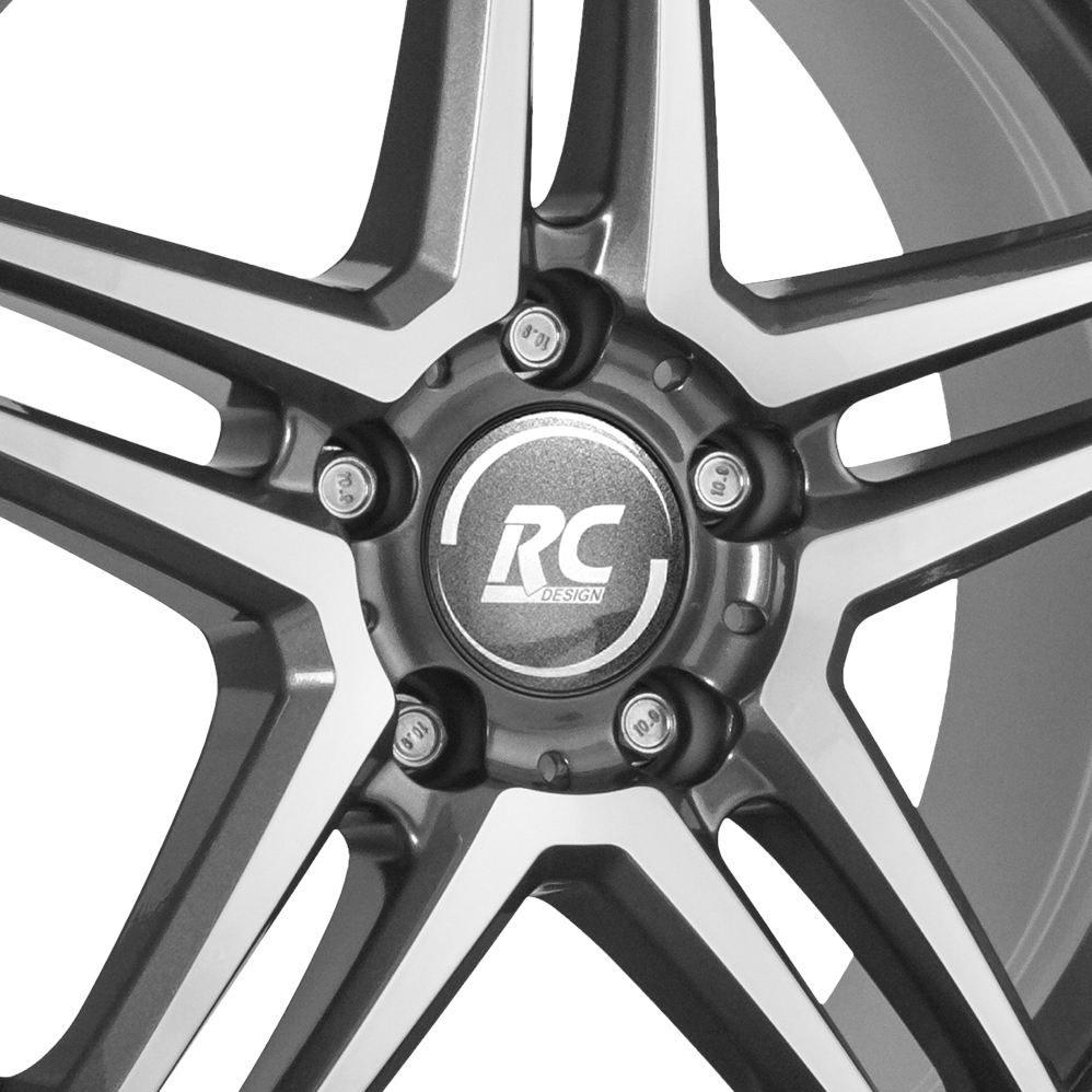 RC Design RCD17 Himalaya Matt Grey Polished 18" Alloy Wheels - Wheelbase