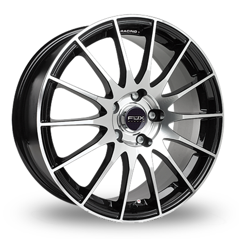 Fox Racing FX004 Black Polished 15" Alloy Wheels - Wheelbase