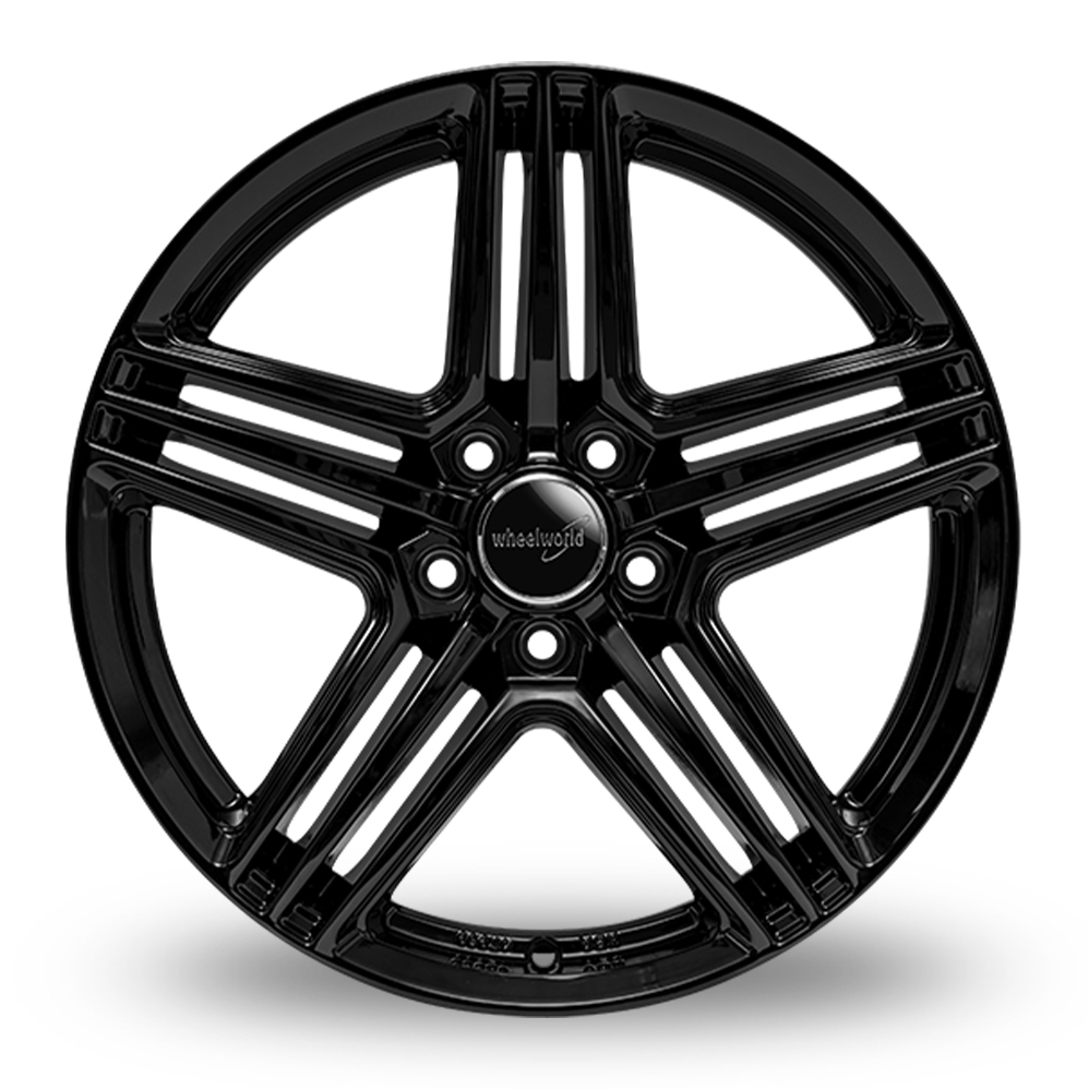 Wheelworld WH12 Gloss Black 20" Alloy Wheels - Wheelbase