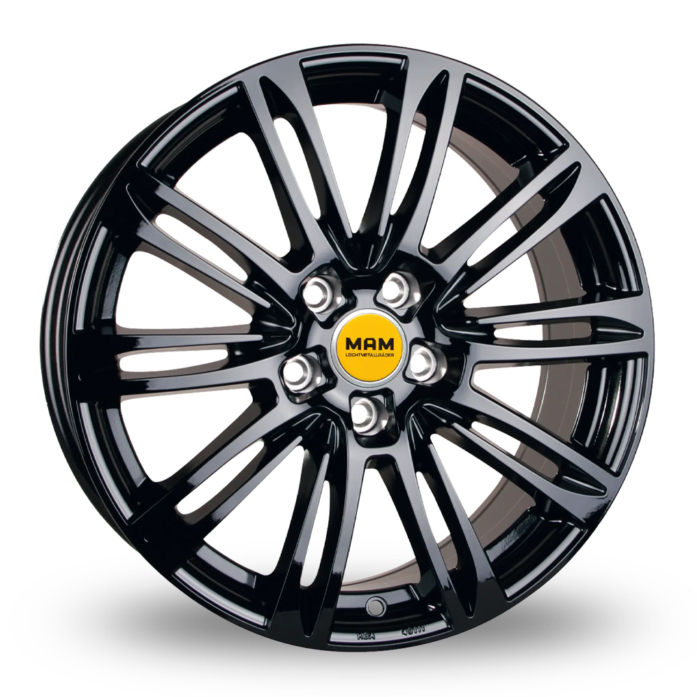 MAM A4 Gloss Black 17" Alloy Wheels - Wheelbase