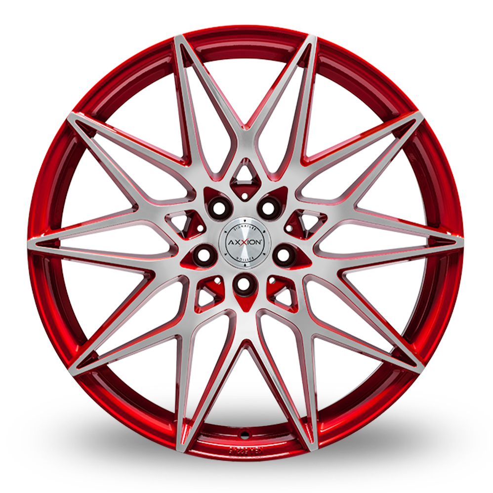 Axxion AX9 Red Machined 21" Alloy Wheels - Wheelbase