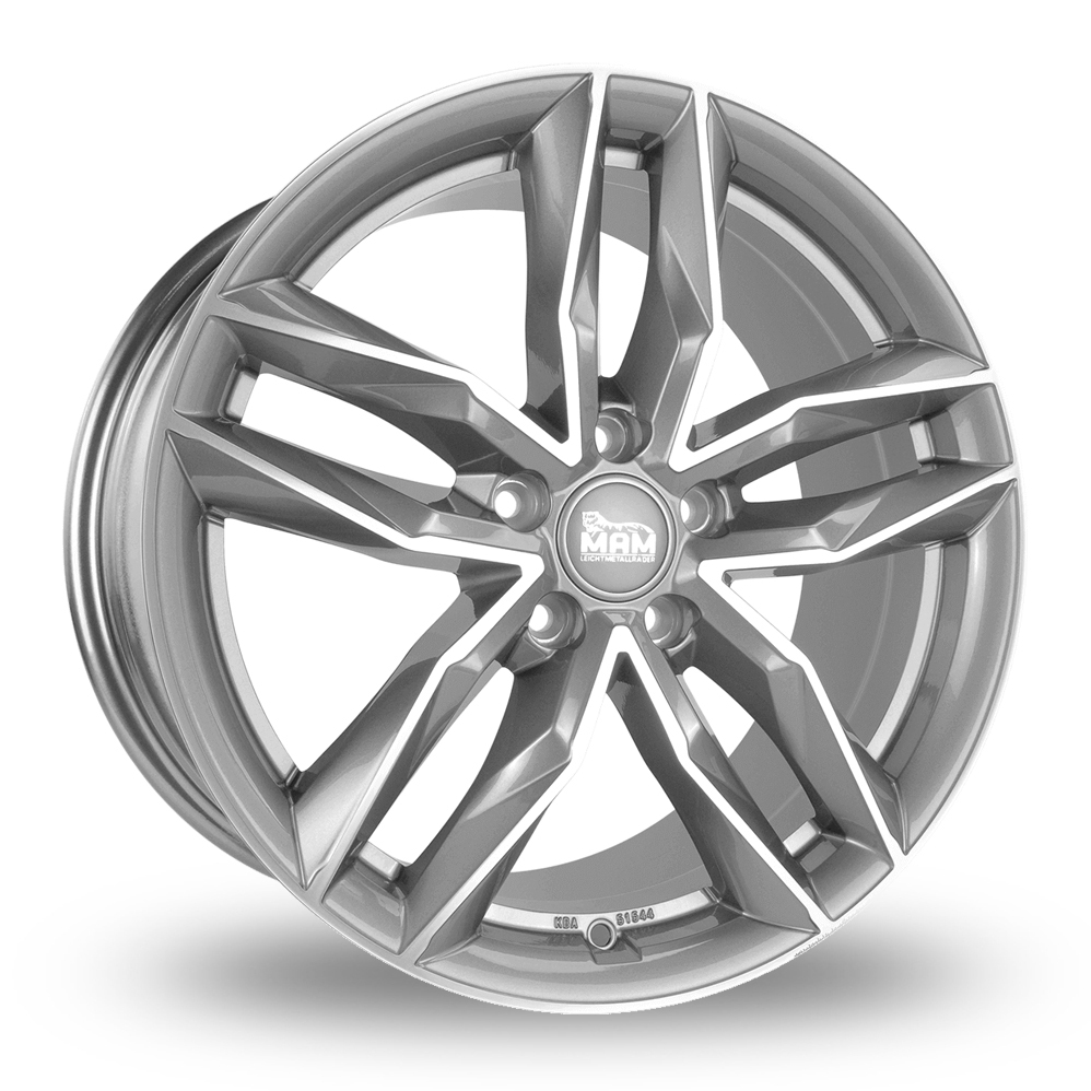 MAM RS3 Palladium Front Polished 20" Alloy Wheels - Wheelbase