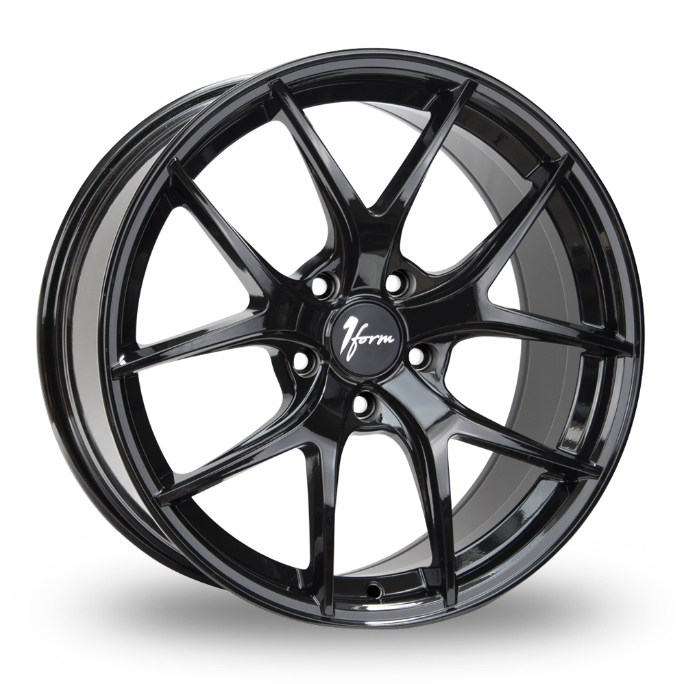 1FORM Edition 9 (Special Offer) Gloss Black 19" Wider Rear Alloy Wheels ...