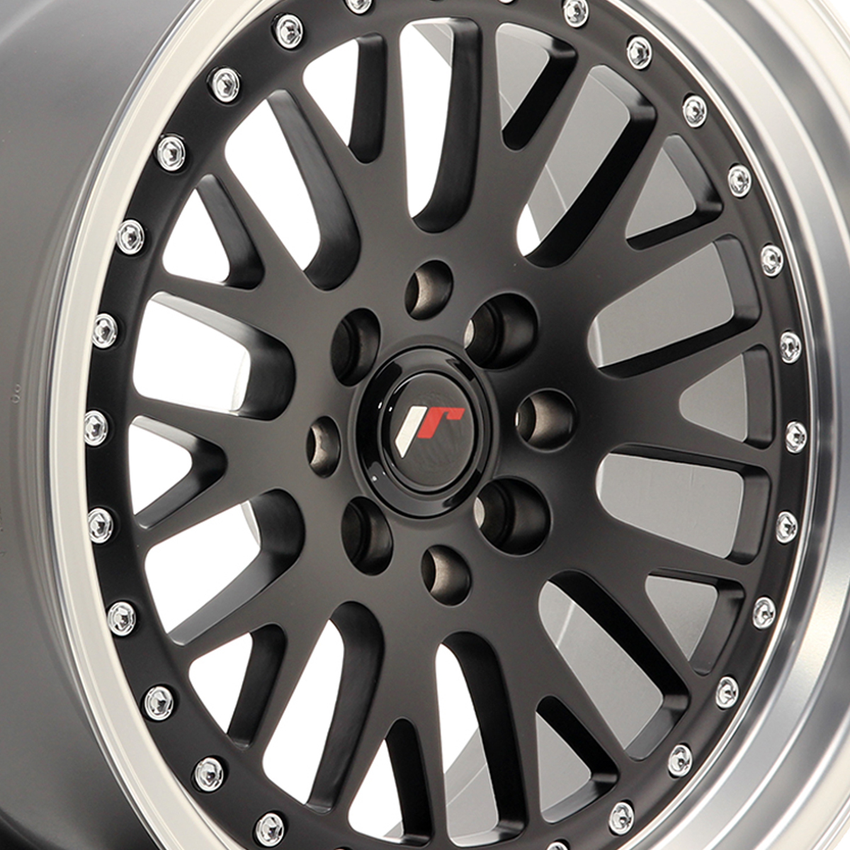 Japan Racing JR10 (8X16) Black Machined Lip 16" Alloy Wheels - Wheelbase