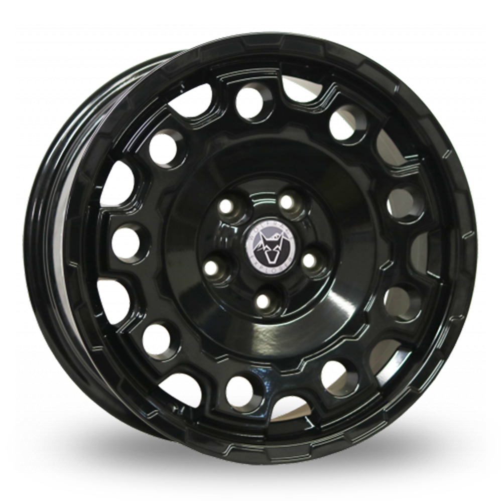 Wolfrace Wolverine Gloss Black 17" Alloy Wheels - Wheelbase