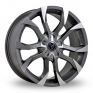 Wolfrace Assassin Gun Metal Polished 20" Alloy Wheels - Wheelbase