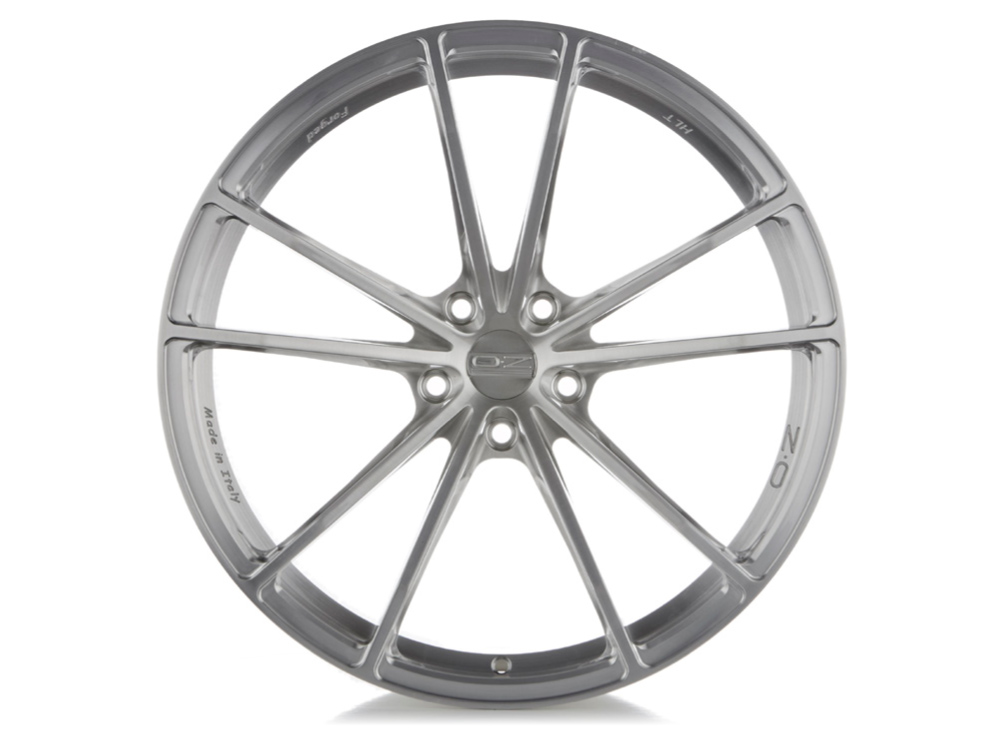 OZ Racing Forged Zeus Hand Brushed 19" Front + 20" Rear Alloy Wheels ...